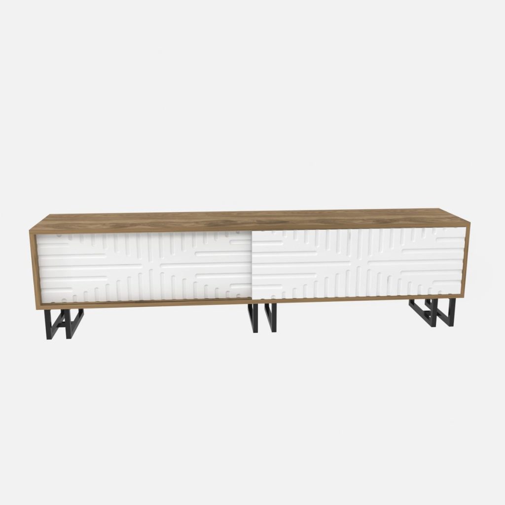 Askal Wide TV Stand – Media Console – Checkers Office & Home