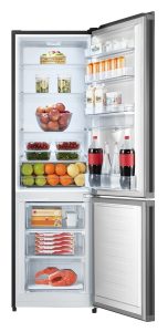 Hisense 263L Bottom Freezer Fridge with Water Dispenser- Black Glass ...