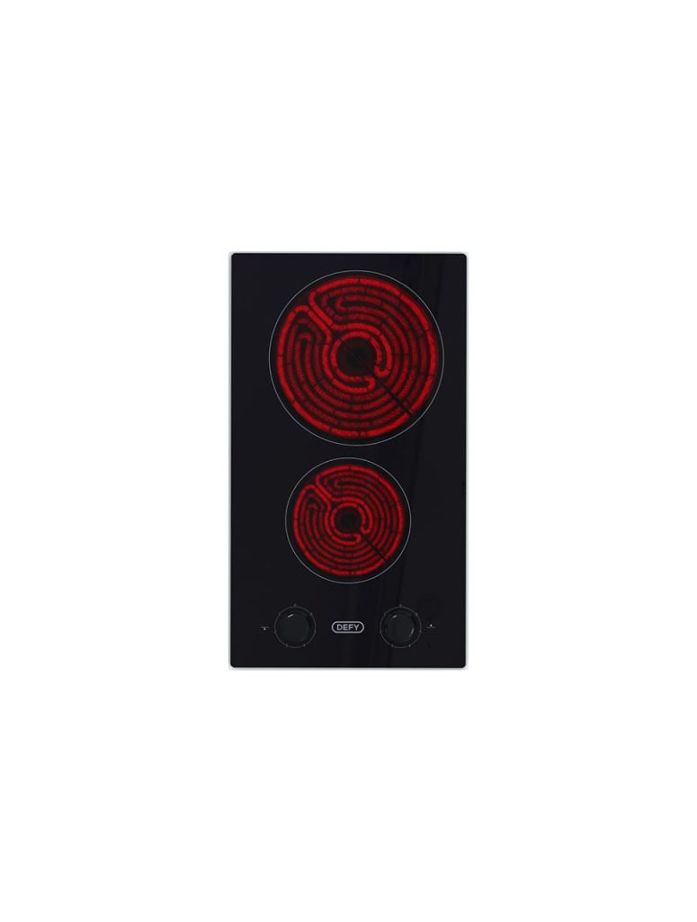2 Plate Ceramic hob with knobs DHD408 – Checkers Office & Home